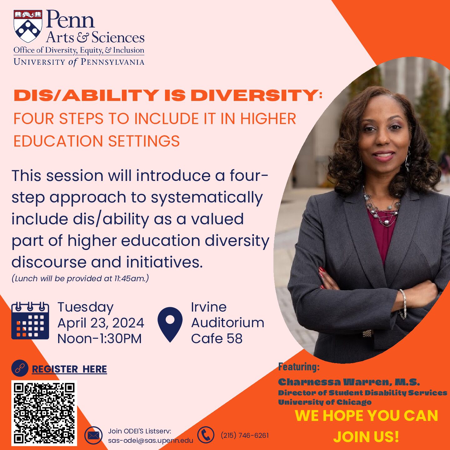 Workshop: Dis/ability is Diversity: Four Steps to Include it in Higher ...