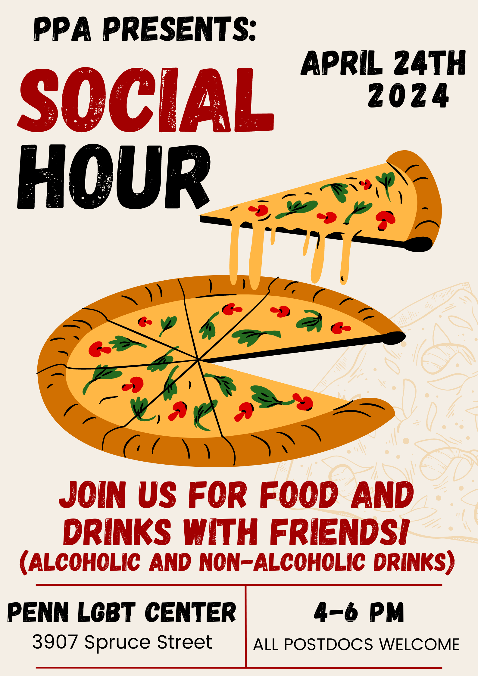 Penn Postdoctoral Association (PPA) April Social - Office of Postdoctoral Affairs