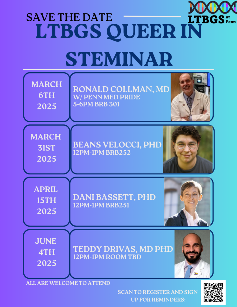 Event: Queer in STEMinar: Featuring Dani Bassett, Ph.D. — Presented by ...