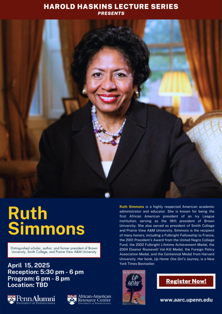 Event: Inspiring Leadership: An Evening with Ruth Simmons — Presented ...