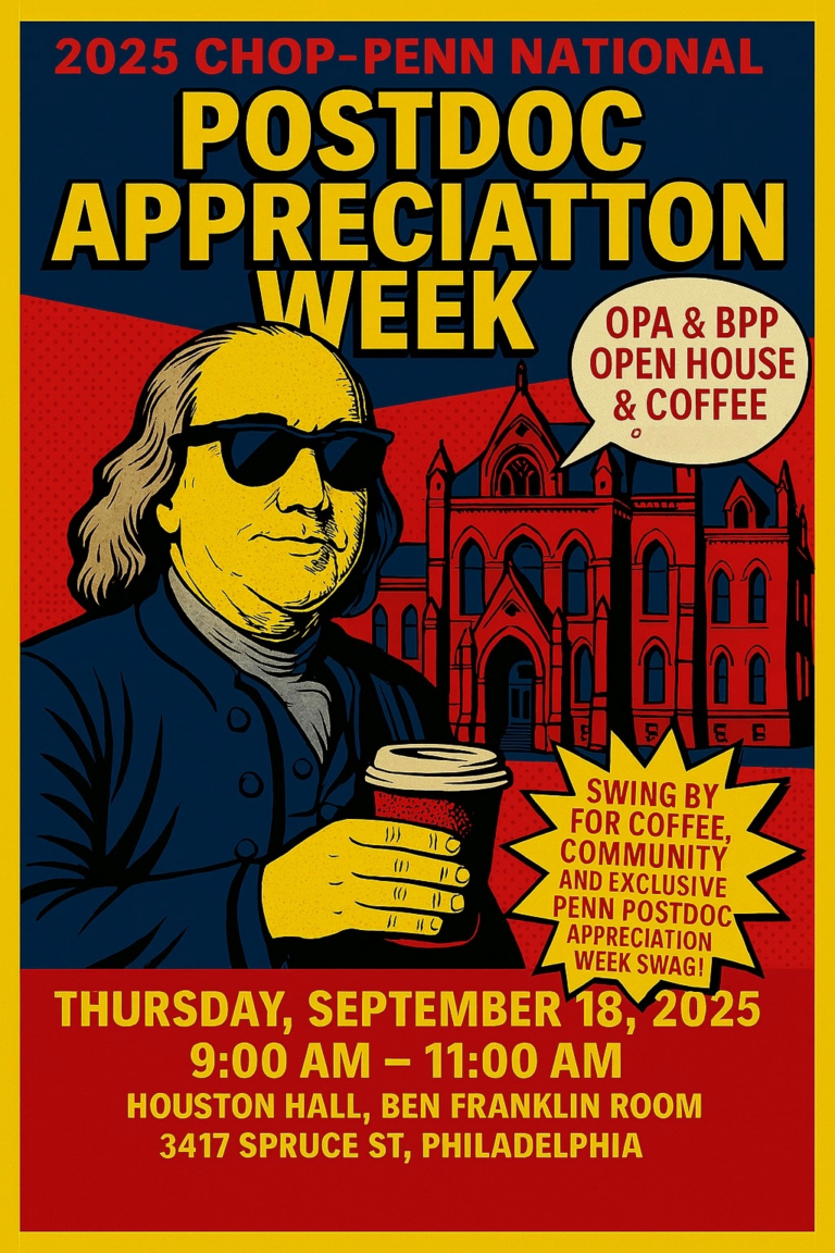 Event: 2025 CHOP-Penn National Postdoc Appreciation Week — OPA & BPP ...