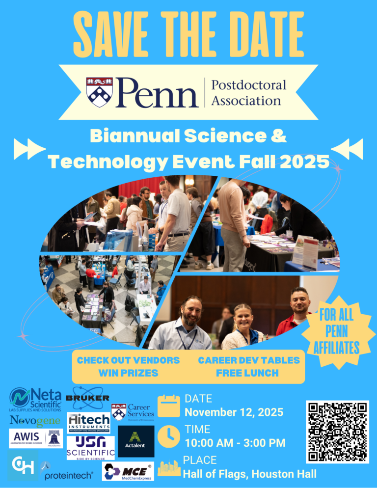 Event: Fall 2025 PPA Science and Technology Fair — Presented by the Penn Postdoctoral ...